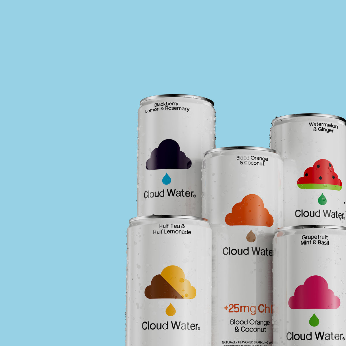 Cloud Water | Shop Fun Sparkling Drinks | Vitamin, Energy, Hemp + More